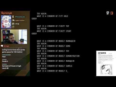 Synonym (Minicomputer) - Video Game Origins