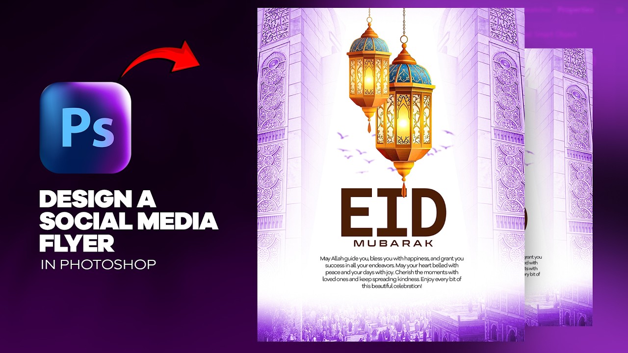 How to Create AMAZING Social Media posters in Photoshop FAST 2026