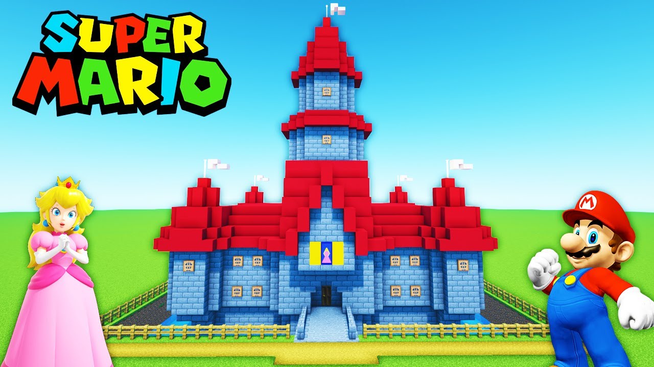 Minecraft Tutorial: How To Make Princess Peaches Castle 