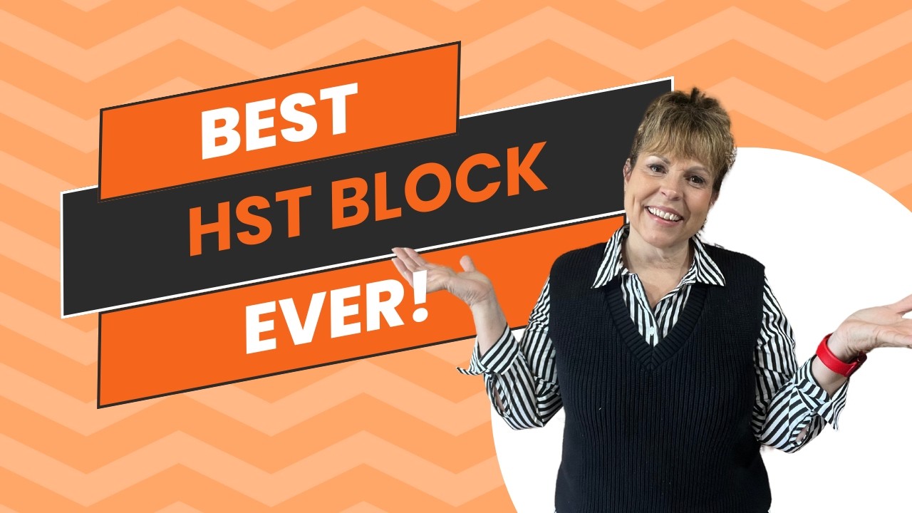 The Most Beautiful Half Square Triangle Block - You Can Make It Too!