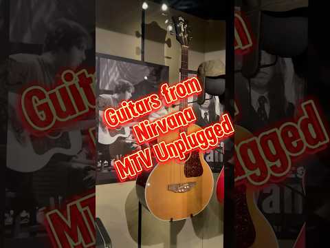 Nirvana’s MTV Unplugged Guitars: Krist Novoselic’s Bass & Pat Smear’s #Nirvana #MTVUnplugged