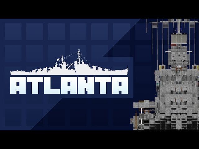 USS Atlanta (1942) - 1:1 Scale Model Minecraft Map