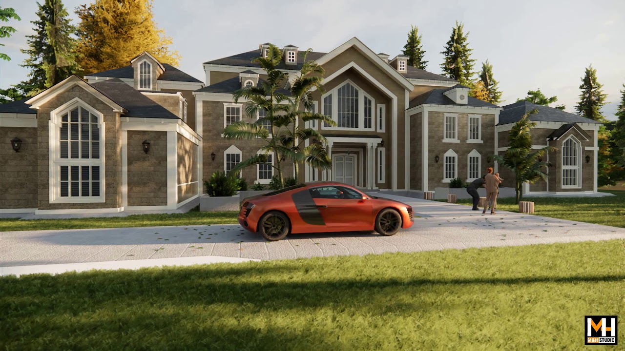 Residential classic house