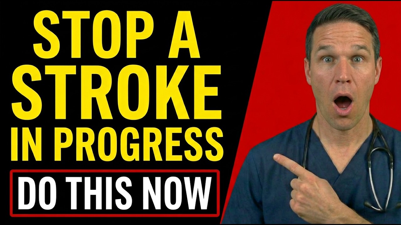 Seniors: Stop a Stroke Immediately Before Help Arrives — The 3-Minute Technique