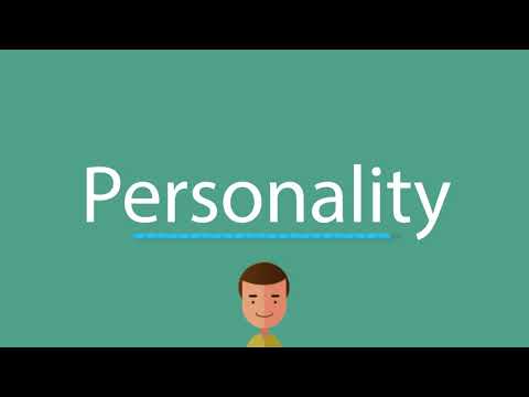 How to say Personality