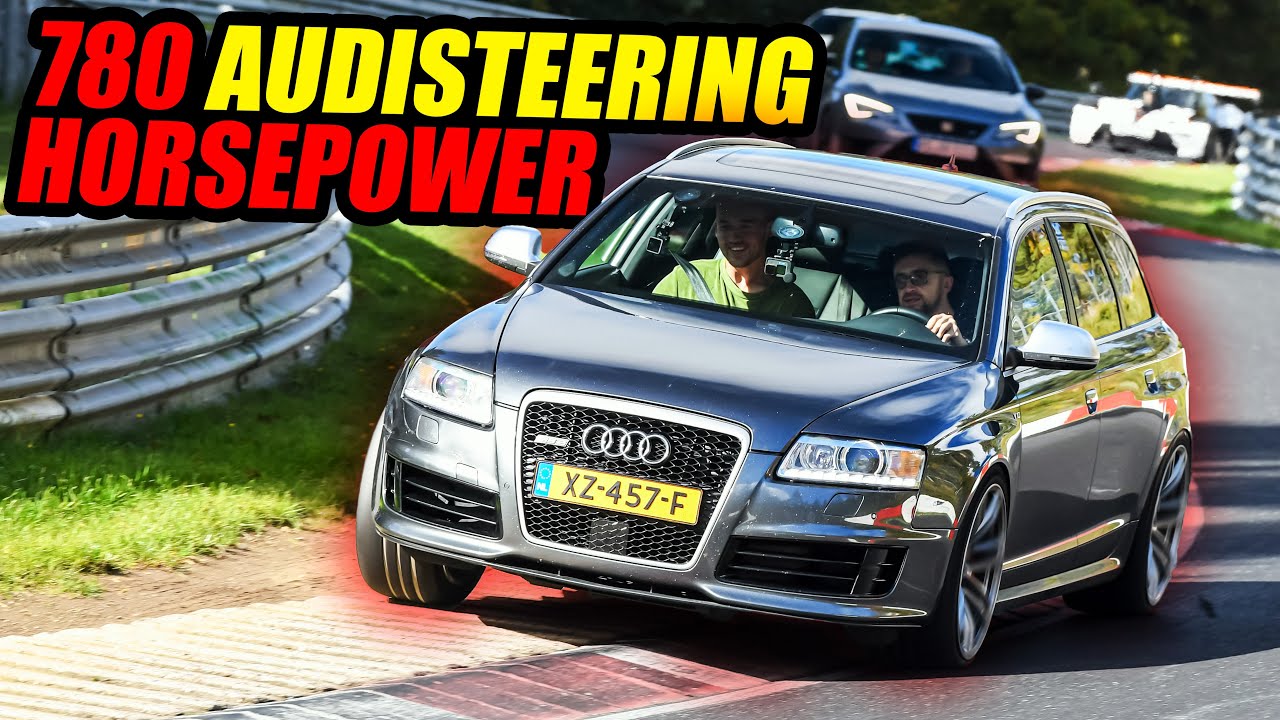 780-HP Audi RS6 Goes for a Top Speed Run on the Autobahn, Exceeds 220 ...