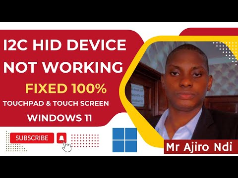I2C HID Device Not Working Fixed 100% [Touchpad or Touch screen] || i2c hid device touchpad