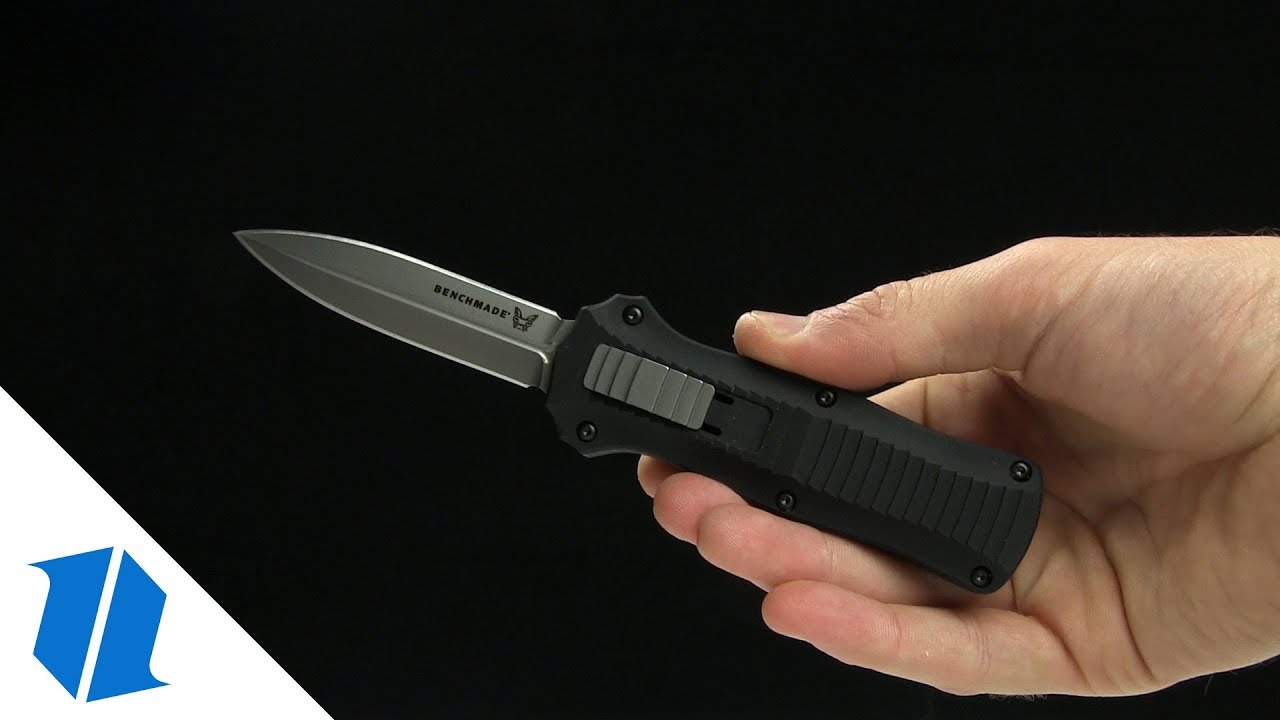 Benchmade Mini Infidel OTF Knife | Black | 3350BK - Blade HQ