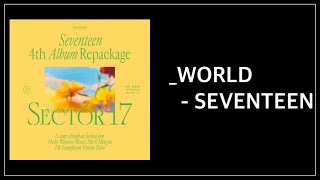 Seventeen - _WORLD by Melonical楽譜