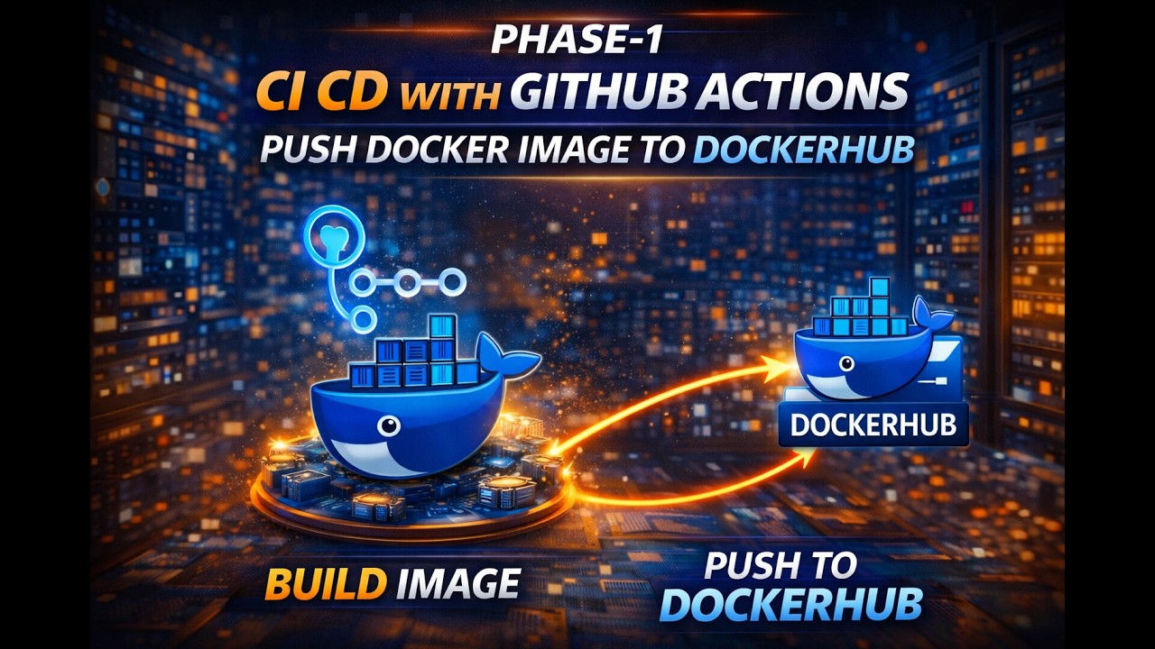 3. CI/CD with GitHub Actions 🚀 Build & Push Docker Image (Phase 1)