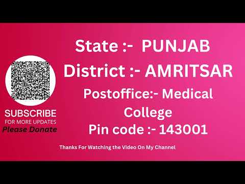 Punjab Amritsar nawanpind Ka pin code 143113 / Amritsar nawanpind ka post office