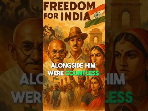 India’s Road to Freedom: From Chains to Glory ⚔️🕊️ #shorts #history #india #freedom