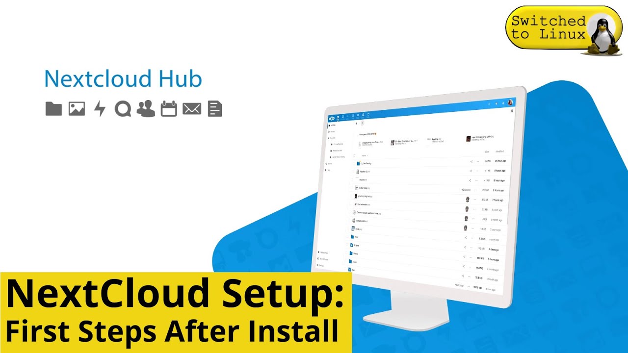 NextCloud Initial Setup