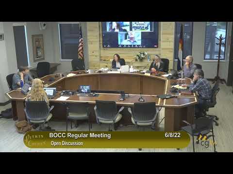 Pitkin County | BOCC Regular Meeting - 06/08/2022