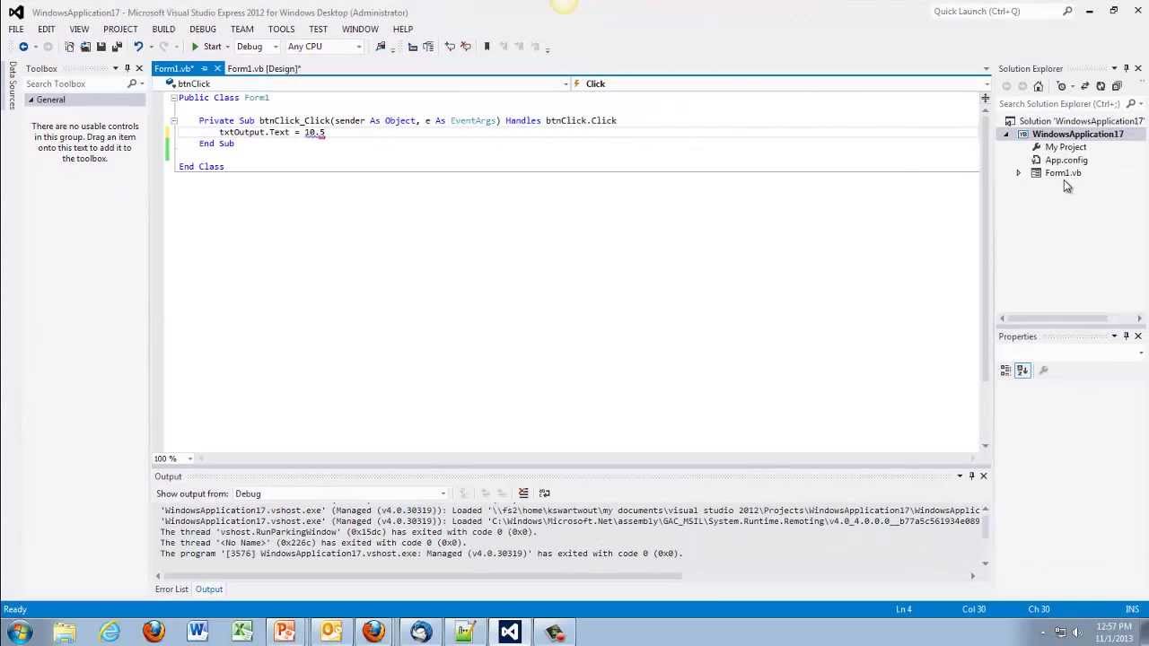 Explicit Type Conversions (Option Strict) - VB.Net Tutorial - Visual Studio