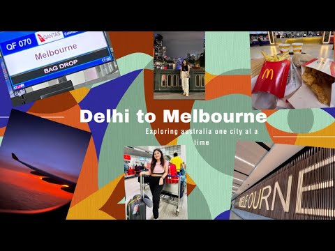 Flying from Delhi to Melbourne | First time in Australia with @booknbhook