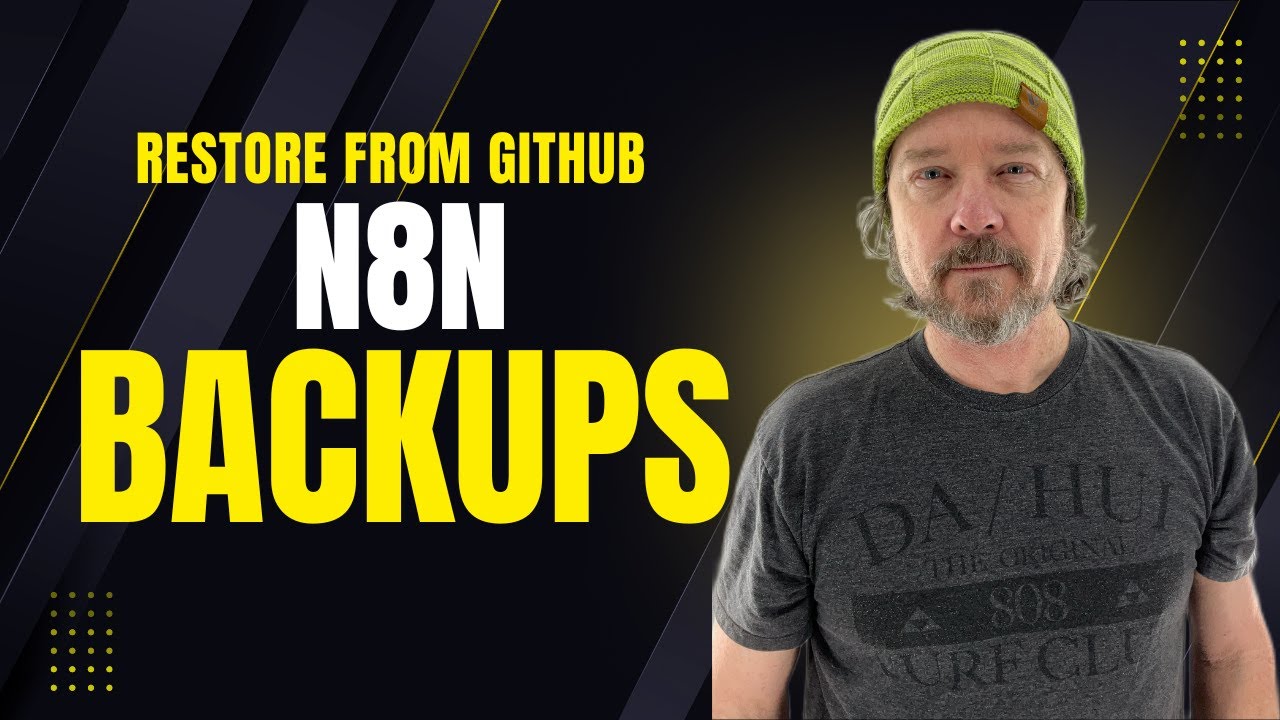 Restore credentials and workflows from GitHub to n8n
