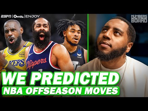 We Predicted NBA Offseason Moves | Numbers On The Board