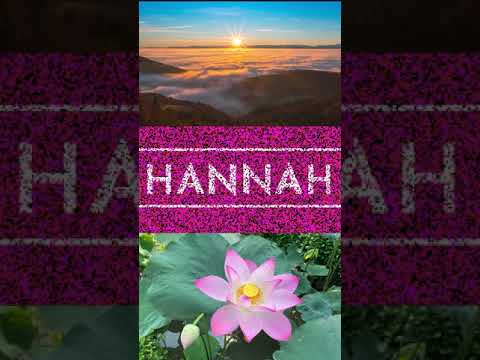 ☀️ HANNAH - MUSLIM girl names | HANNAH Name WhatsApp Status | #Shorts