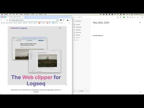 Capture screenshot to Logseq