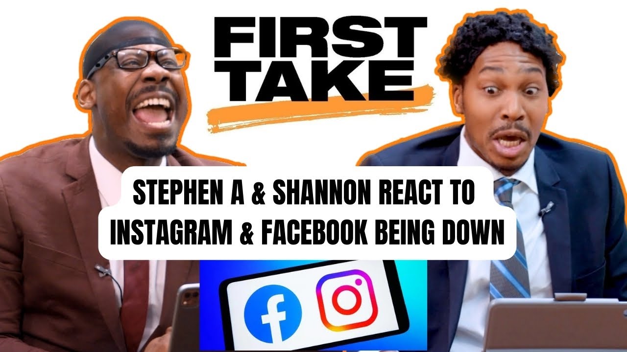 Stephen A & Shannon REACTS to INSTAGRAM & FACEBOOK being DOWN    #facebook ##meta #instagram