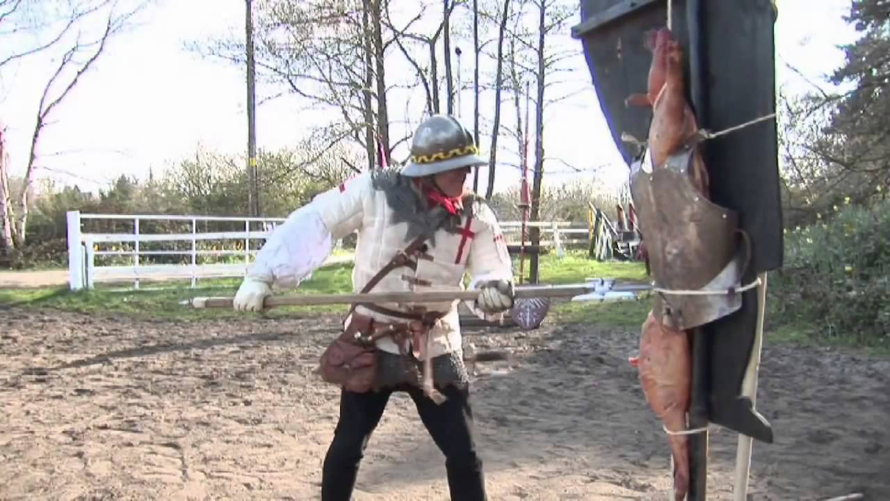 Armour vs. poleaxe