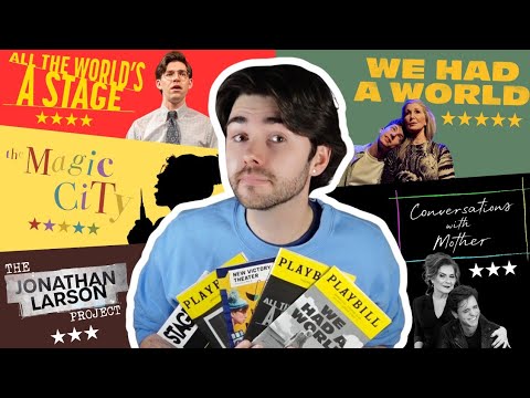 5 shows I saw OFF-BROADWAY | We Had a World, All the World's a Stage, Jonathan Larson Project + more