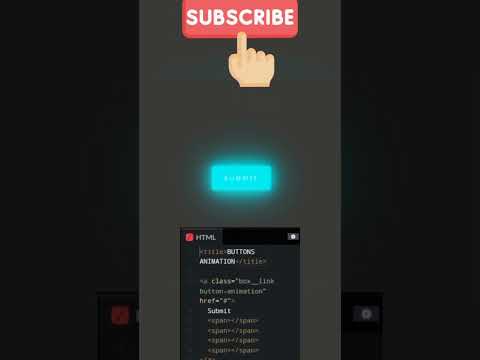 Animating a Button in HTML and CSS | CSS Animation Tutorial