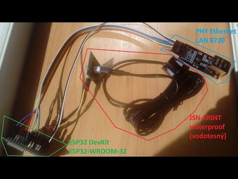 ESP32 - PHY Ethernet LAN8720 :: Arduino-esp8266-esp32-projekty