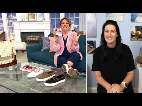 Sperry Crest Seersucker Boat Shoes on QVC