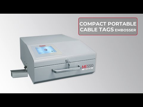 ME550 FLEXI CABLE TAG: cable tag embossing machine | CIM