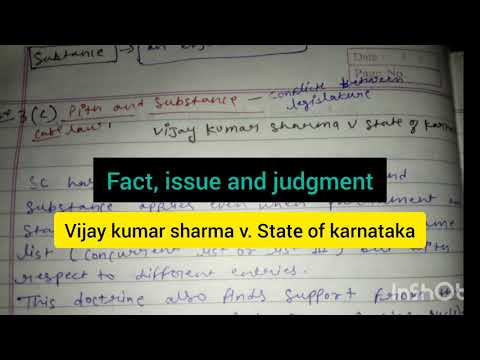 vijay kumar sharma v. state of Karnataka case law explain || Constitution case law #@ExamPressure