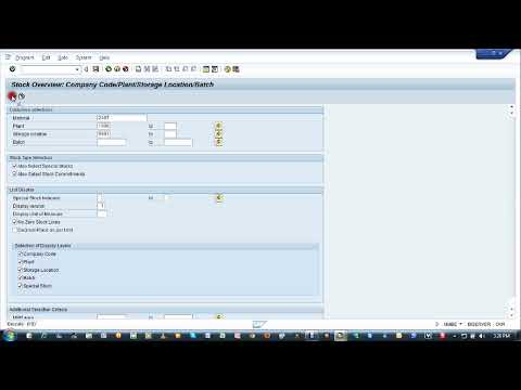 10 Stock Checking T-Code MMBE