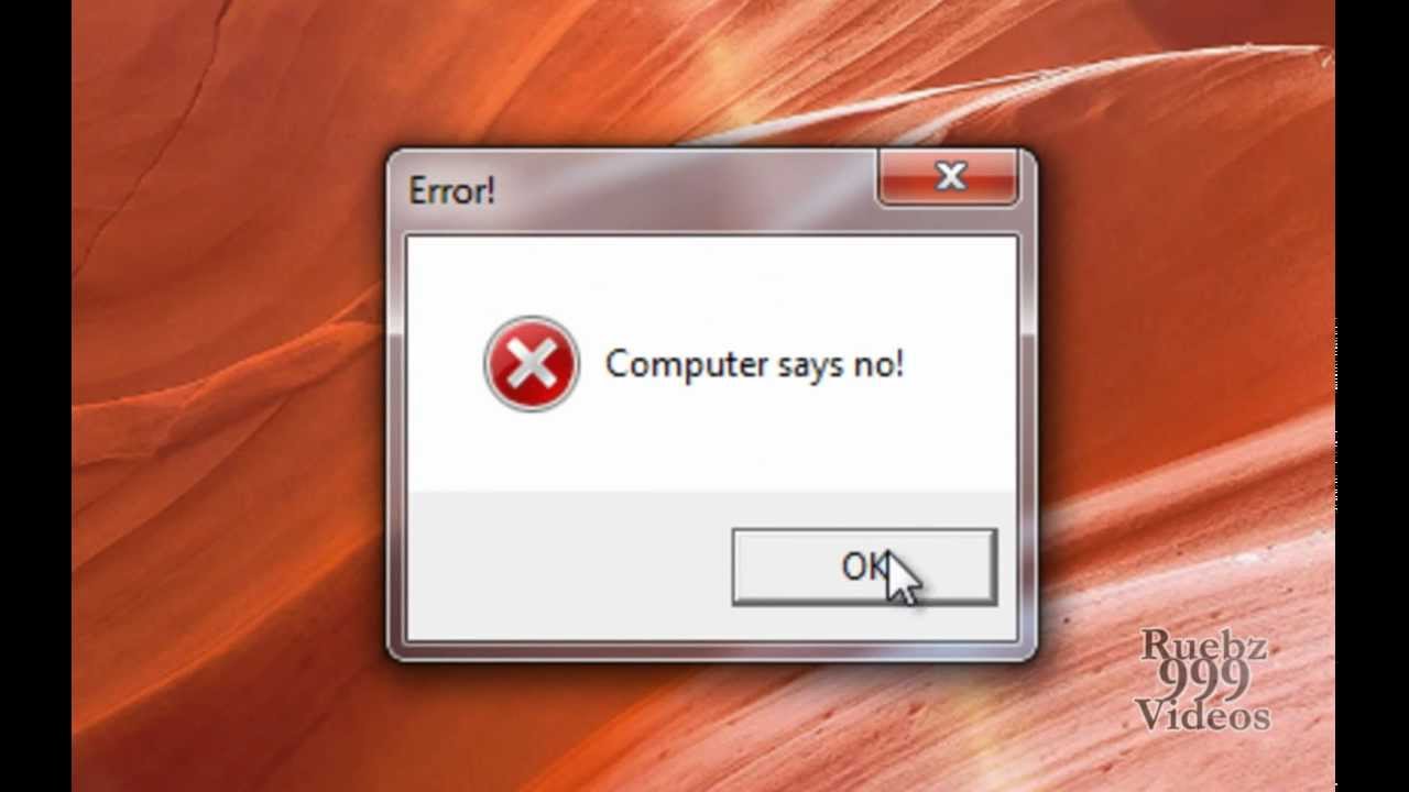 How to Make Fake Error Messages