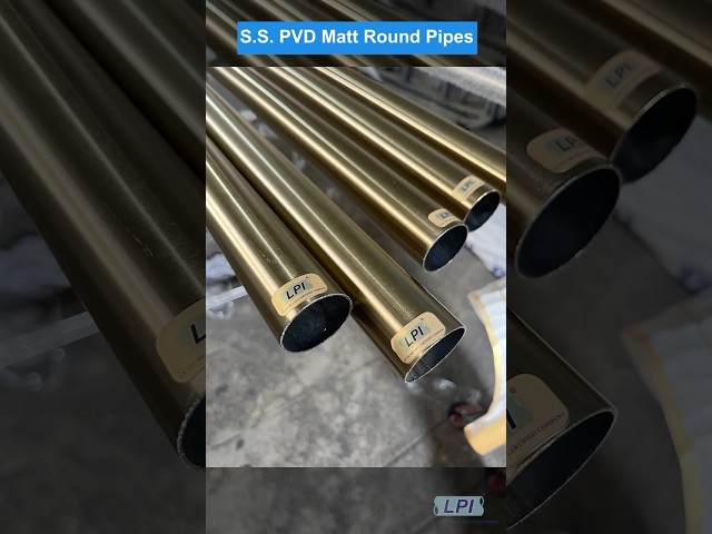 Stainless Steel Gold Pipe - Pvd Coated Stainless Steel Pipe ...
