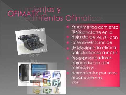 que es ofimatica? | LEIIDYWEB