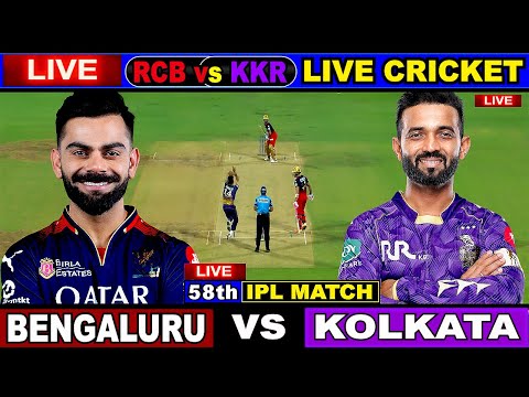 ???? Watch Now: RCB vs KKR IPL 2025 LIVE | Big Match Today | Live Scores & Live Commentary