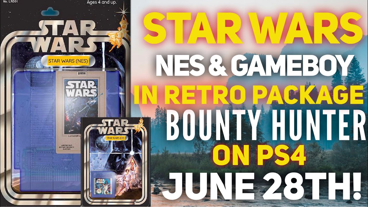 Nintendo Star Wars Retro Release plus Bounty Hunter on PS4!
