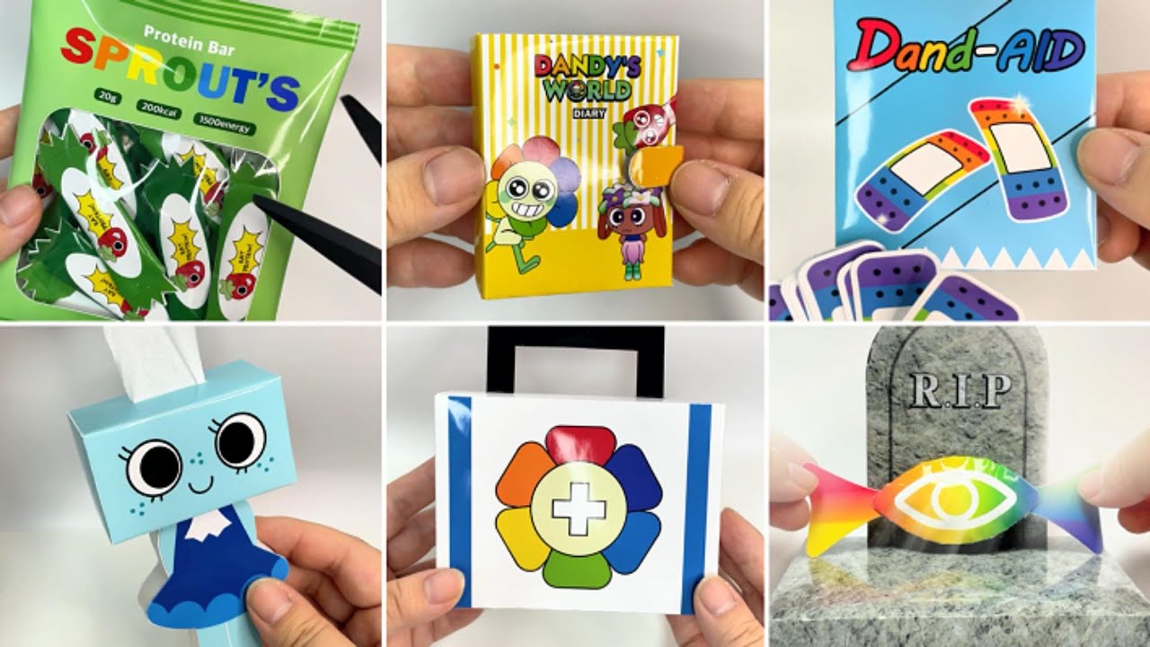 Dandy’s World Paper Crafts ✨