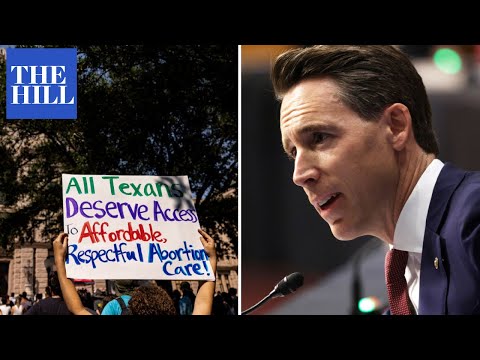 'Radical PRO-DEATH legislation': Hawley slams Democrats' position on abortion