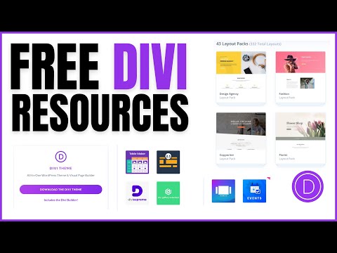 Free Divi Layouts, Headers, Footers, Sections