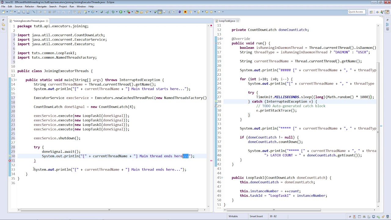 3 Joining Other Threads Using Executors API -- Waiting for threads to finish in Executor Framework