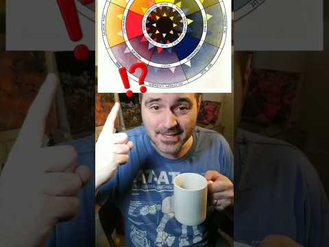 Oldest color wheel with Magenta? #colortheory