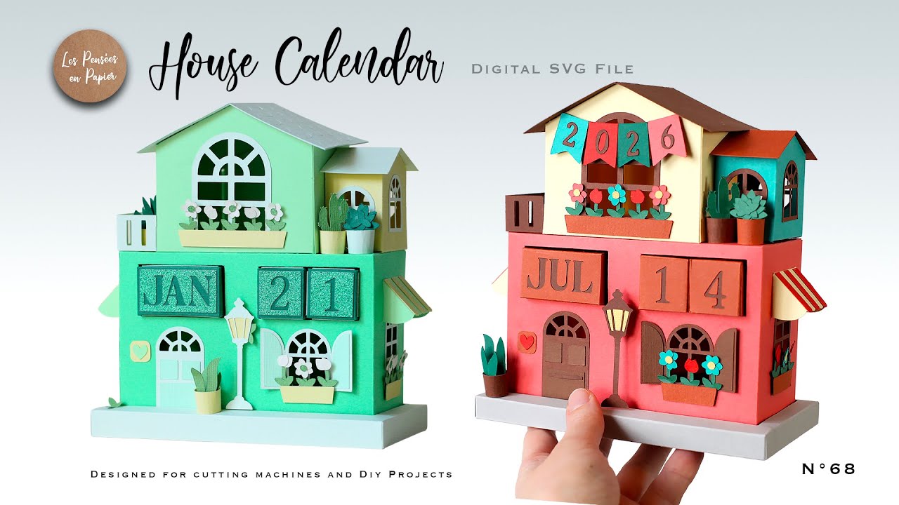 SVG PROJECT HOUSE Perpetual CALENDAR | ASSEMBLY TUTORIAL | LPP | N68