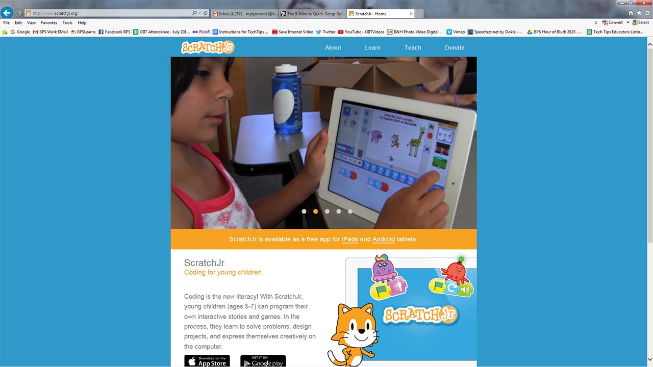 BPS Hour of Code: ScratchJr for Young Coders