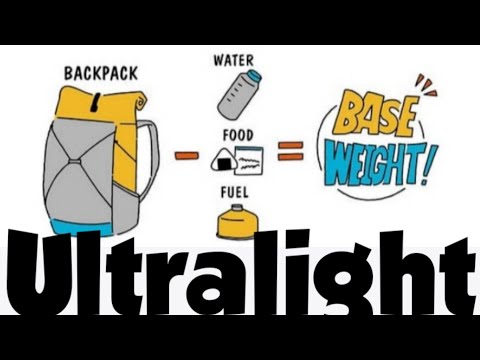 Ultralight Backpacking Gear List • BaseWeight 3,3 kg