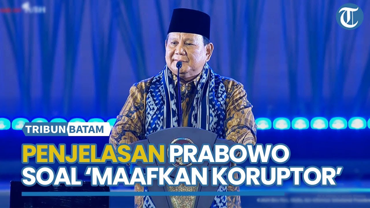 Tuai Beragam Reaksi, Prabowo Jelaskan Isu 'Maafkan Koruptor': Bukan Begitu, Saya Mau Sadarkan ...