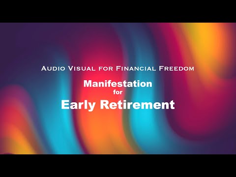 Visual and Audio Manifestation for Early Retirement | Vision Board for Financial Freedom