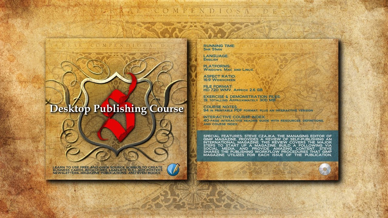 Desktop Publishing Course Using Scribus