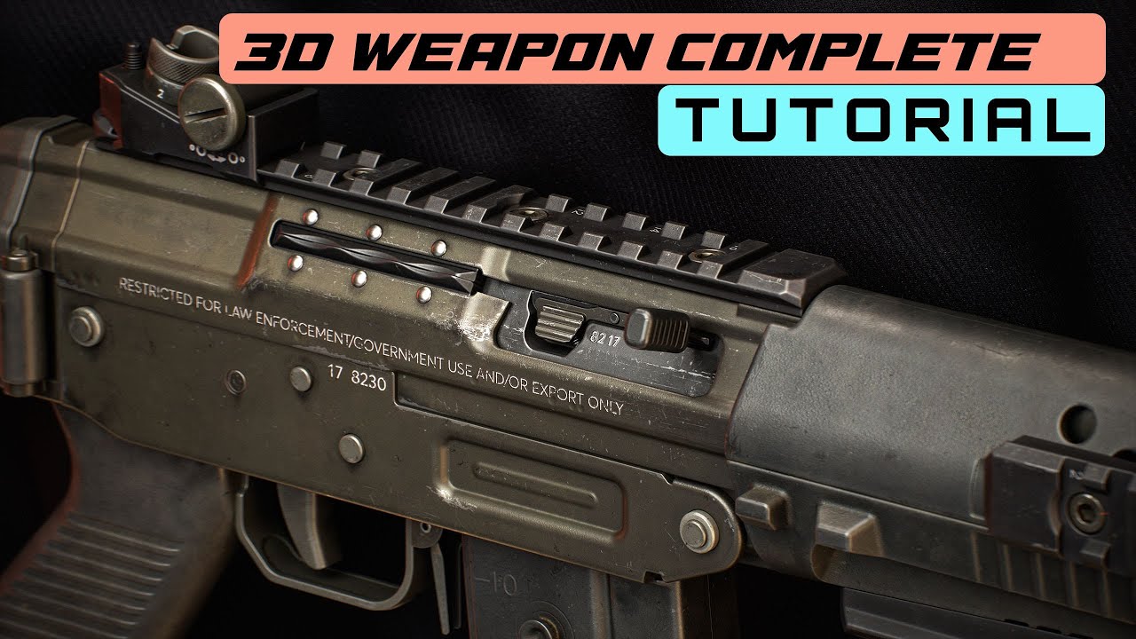 Ultimate 3D Weapon Tutorial For Portfolio Teaser